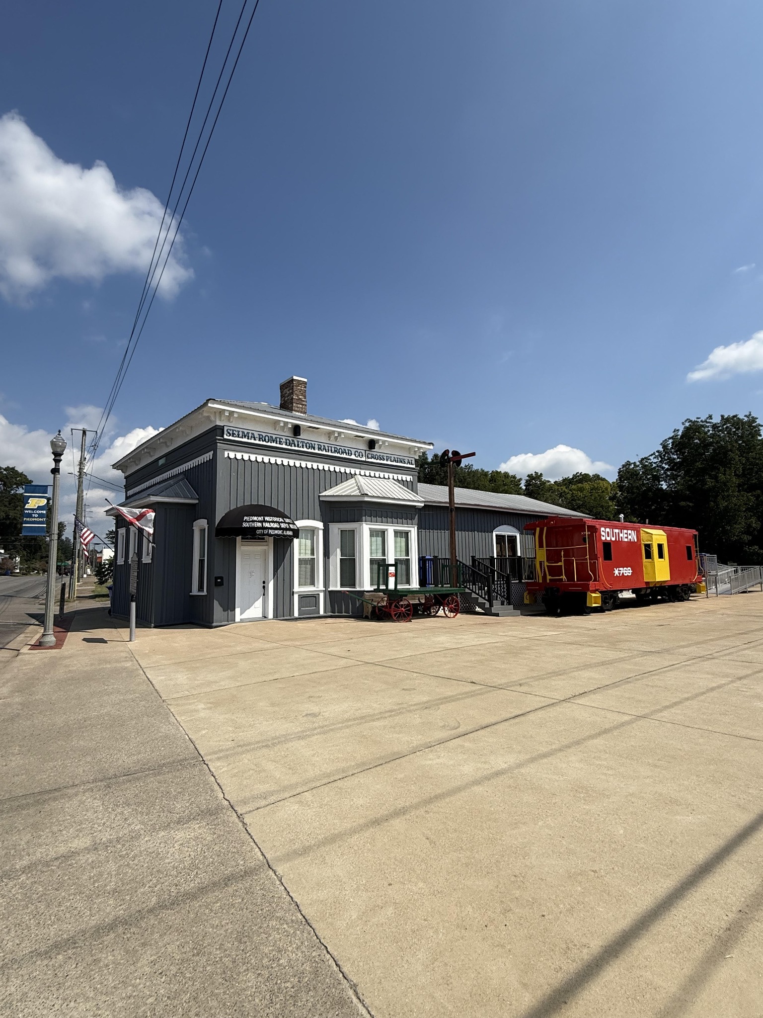 Grand Opening Of the Piedmont, Alabama Southern Railroad Depot Museum ...